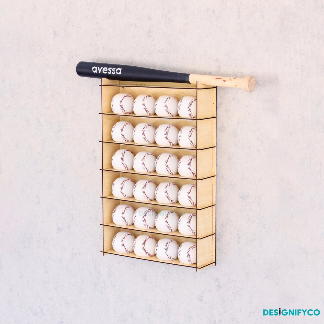 Baseball Holder Rack ,baseball Cabinet,baseball Display Case Stand ...