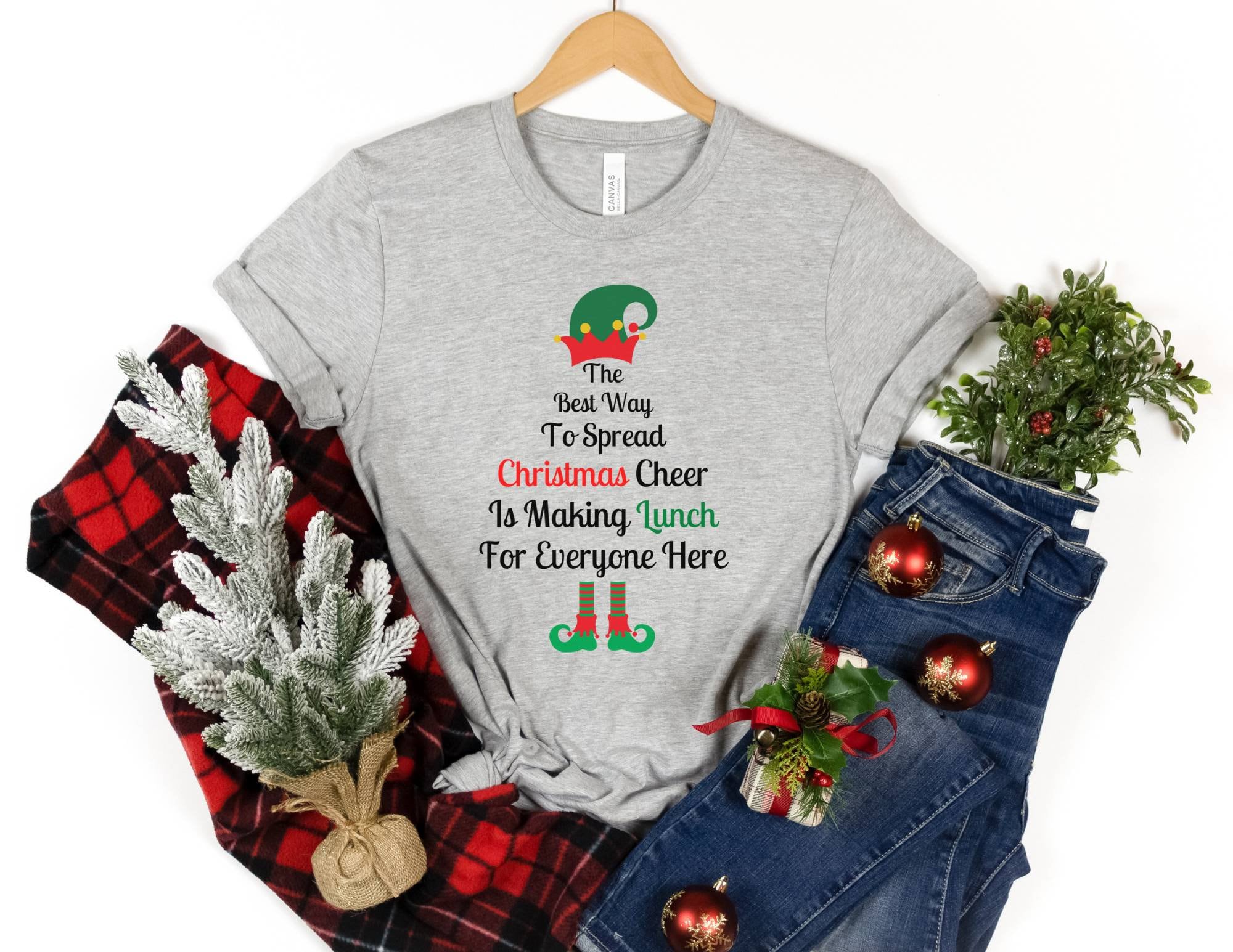 Christmas Lunch Lady Shirt, Cafeteria Worker Shirt, Gift for Cafeteria ...