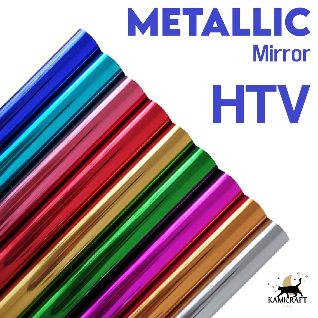 20" Metallic Mirror Iron on HTV - Heat Transfer Vinyl Sheets - Etsy