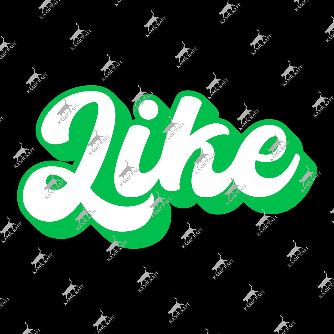 LIKE PNG & SVG No Background, Instant Download - Etsy