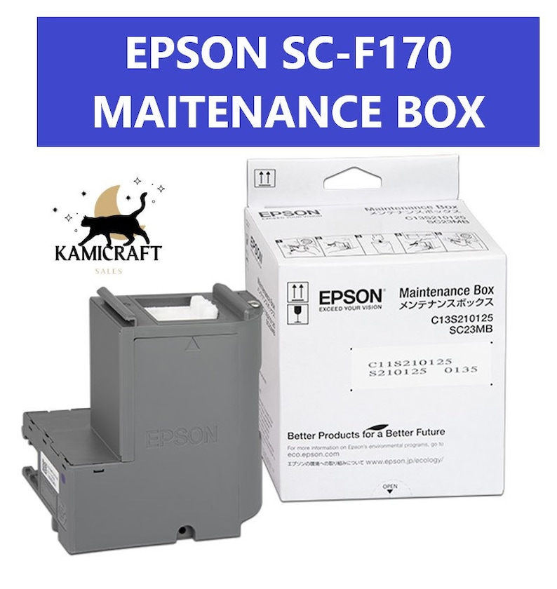 Epson Surecolor F170 Maintenance Box Tank Original Epson Brand New 1 ...