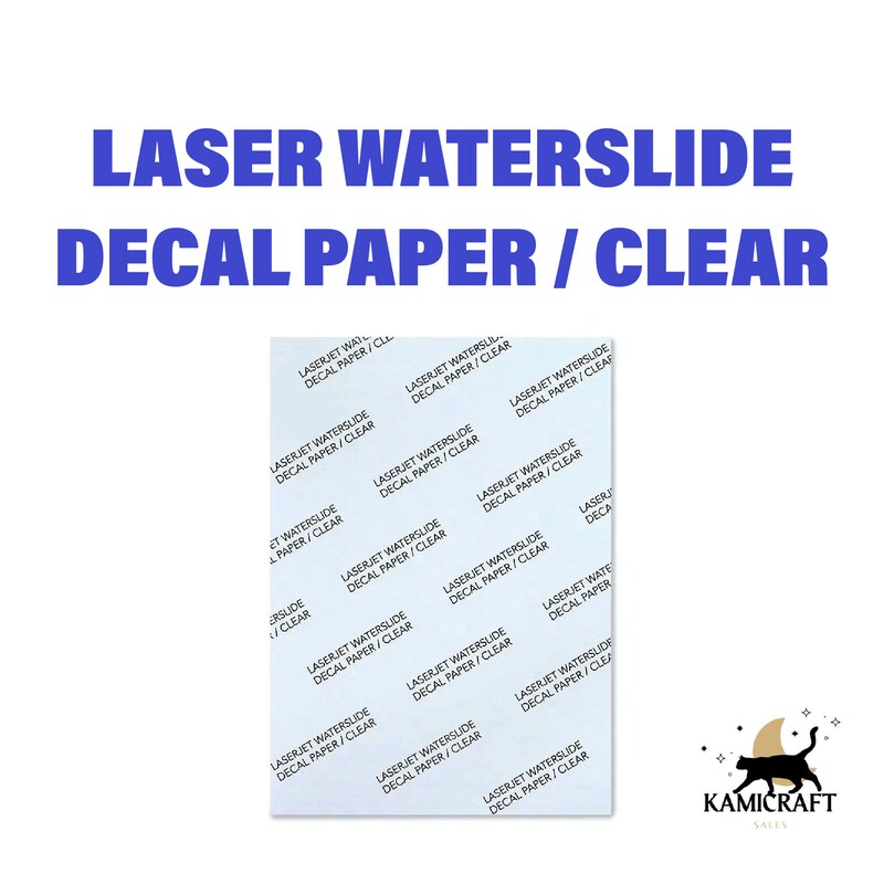 Clear Decals for Laser Printer - Etsy