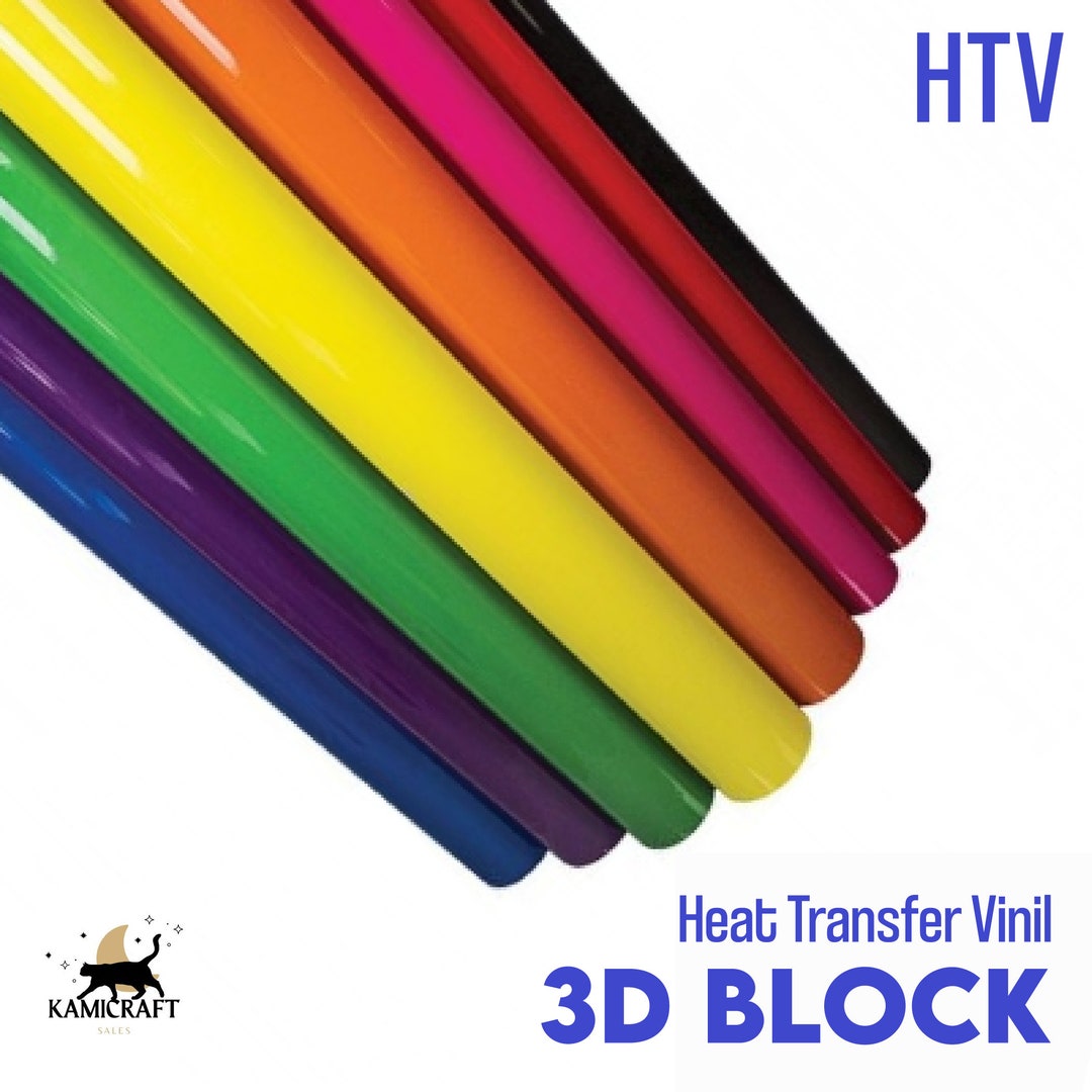 20 X 36 / 1 Yard / Thick HTV / Thick 3D / Heat Transfer Vinyl / Vinyl ...