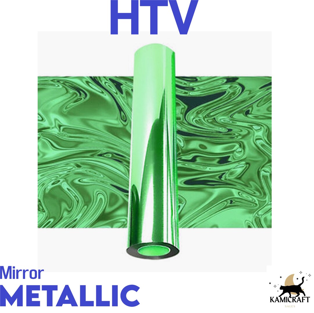 Vinyl Metallic Mirror HT HTV, Heat Transfer Vinyl, Silhoutte Cameo ...