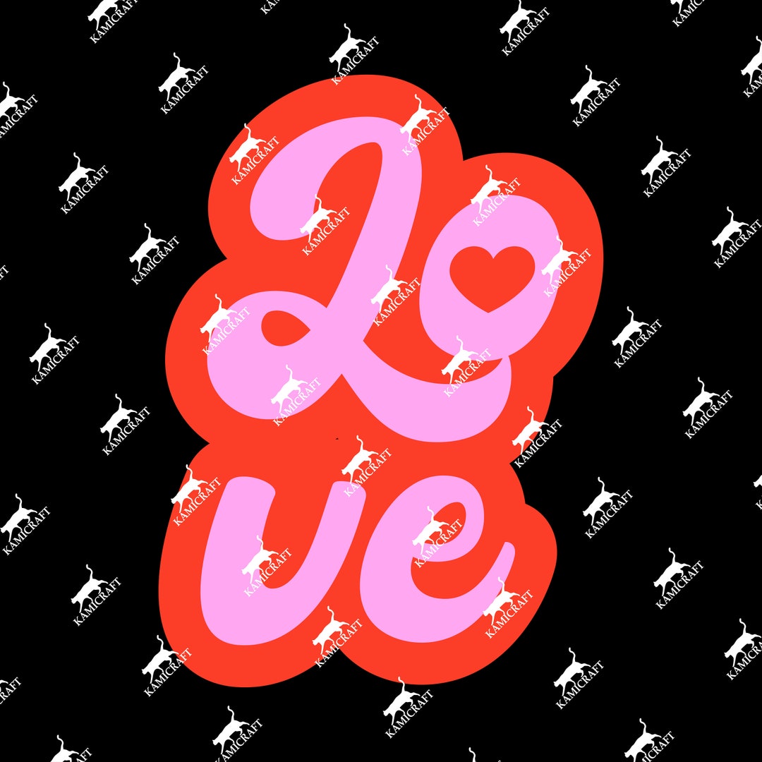 LOVE PNG & SVG No Background, Instant Download - Etsy
