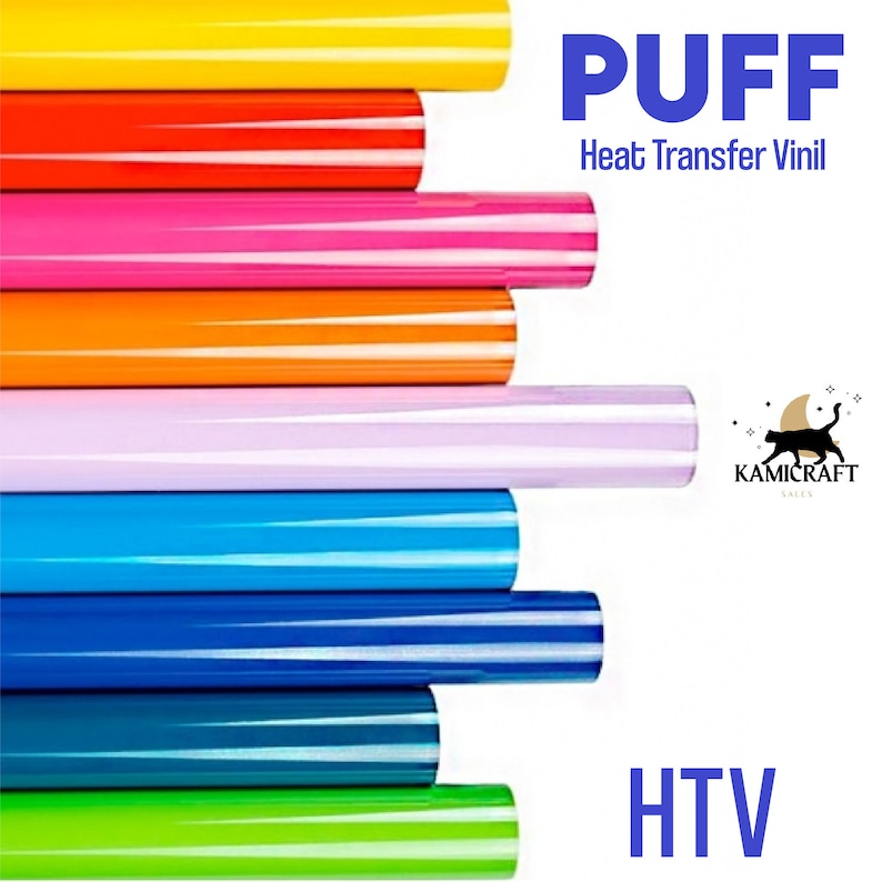 3D Puff Foam HTV Puff Heat Transfer Vinyl Heat Transfer - Etsy Australia