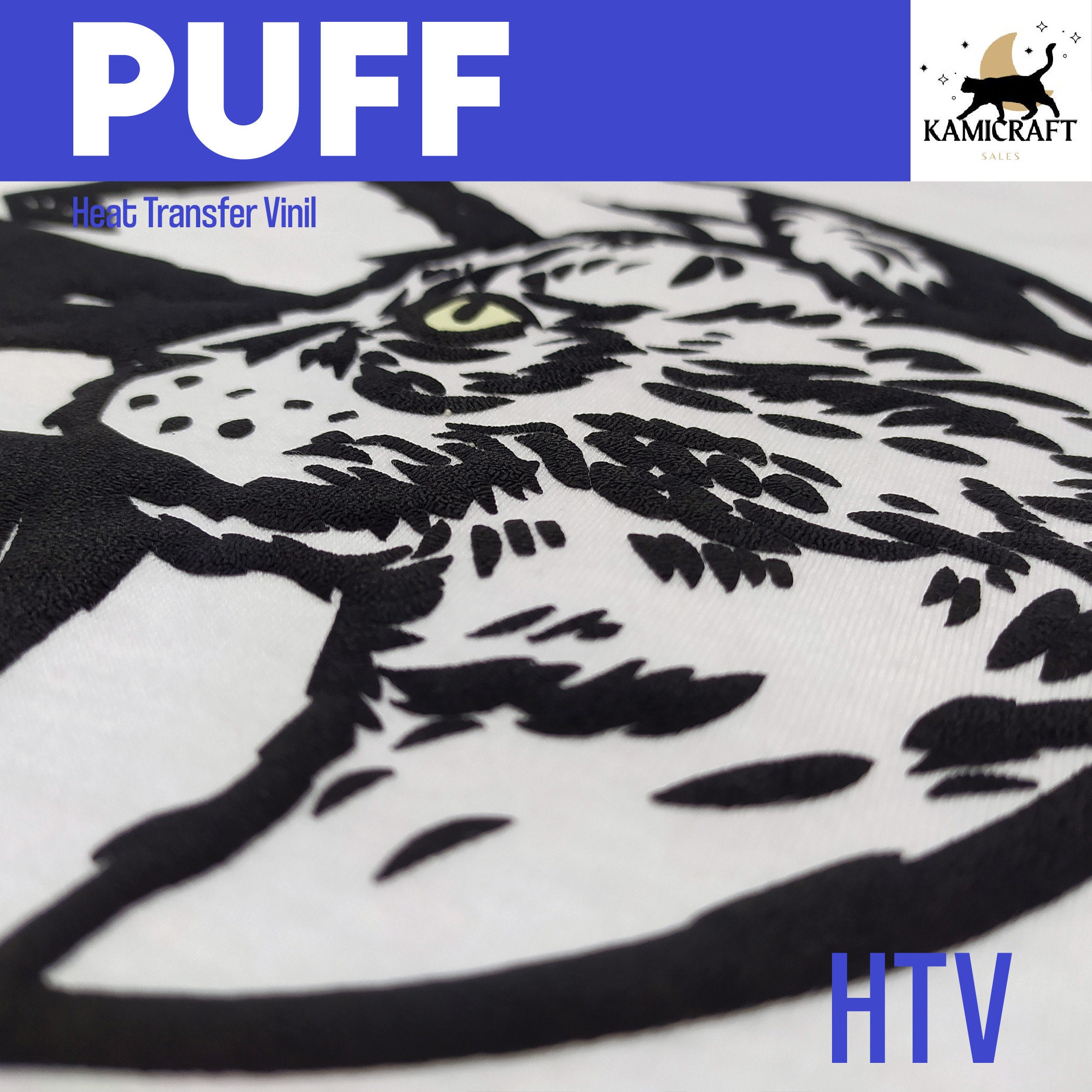 3D Puff - Foam Vinyl, HTV, 10x12 Rough Cut Puff HTV, Puff Vinyl, 10x12 ...