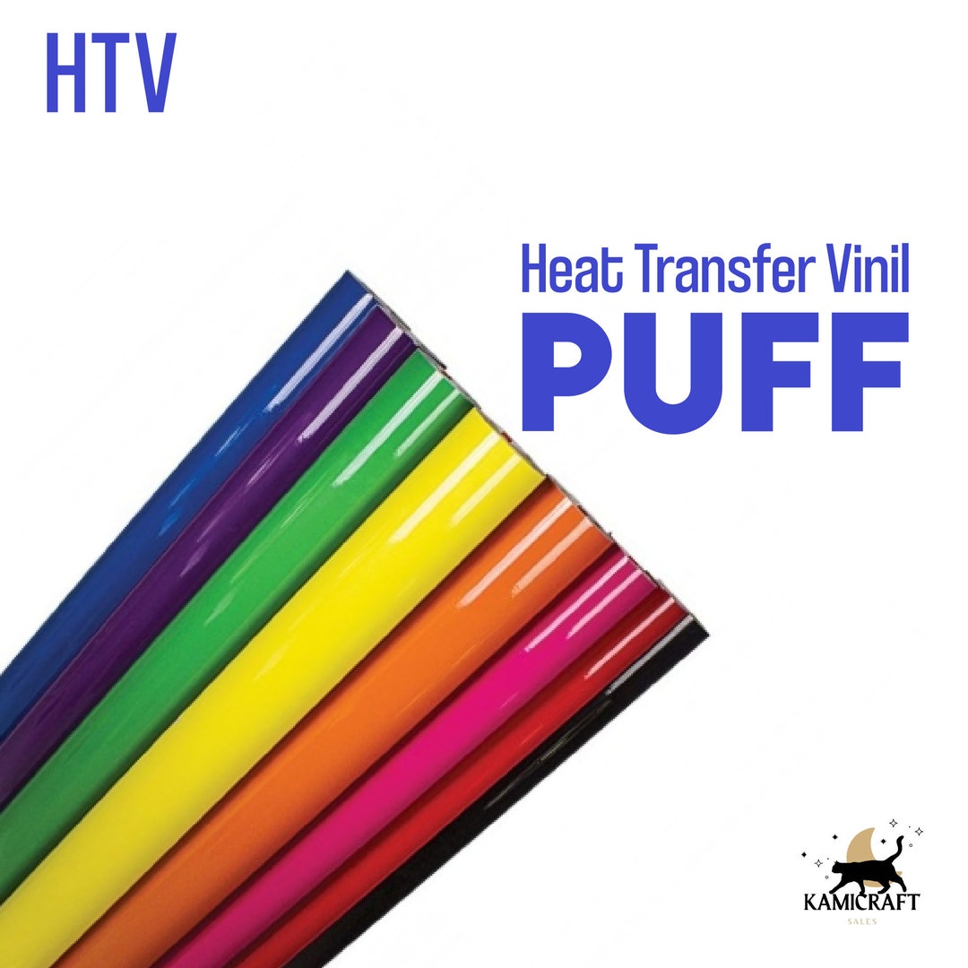 Neon 3D Puff - Foam 10" Vinyl / Puff HTV / Neon Puff / Fluorescent Puff ...