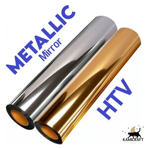 Metallic Mirror HT Vinyl Heat Transfer Vinyl 12 X 20 Vinyl Sheets HTV ...