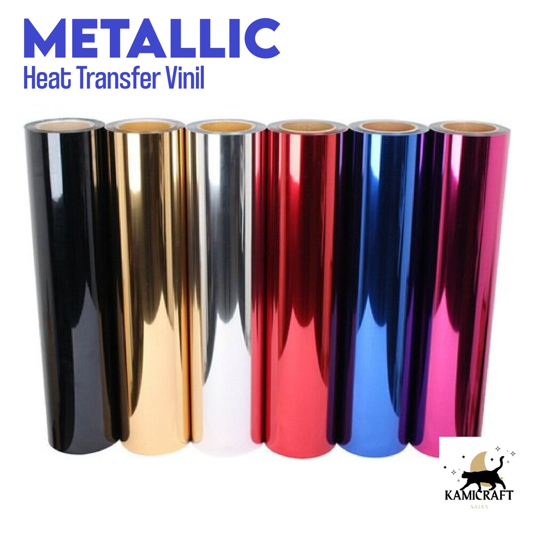 HTV Metallic Mirror HT Heat Transfer Vinyl 20x12 Kamicrafts - Etsy