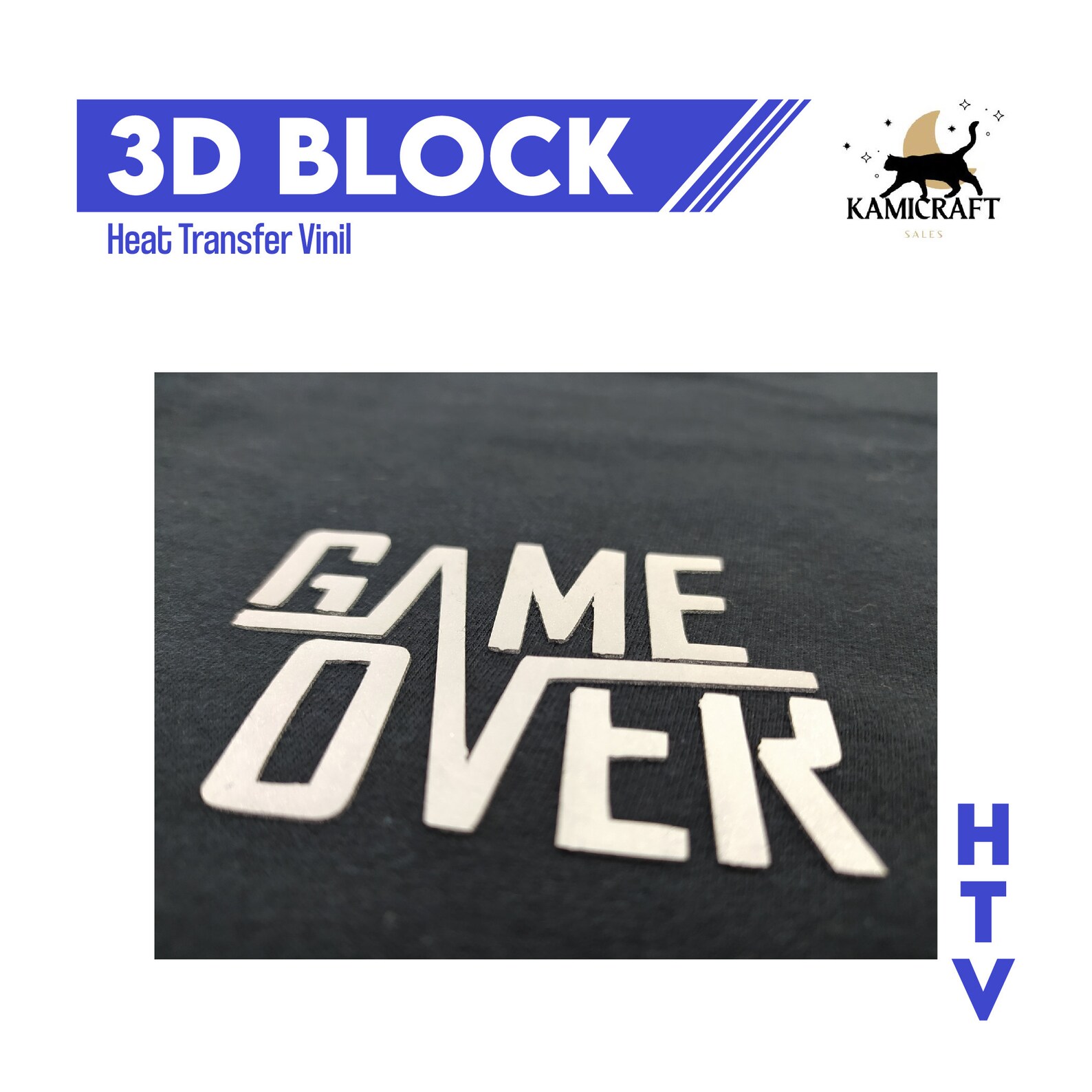 Block 3D Soft Foam Heat Transfer Vinyl - 3D HTV - Smooth 20x12 Inch ...