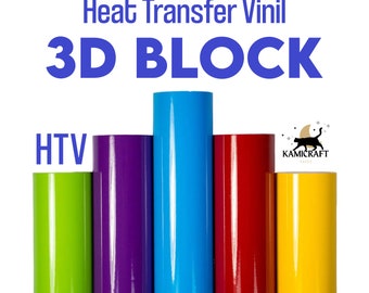 3d Block Htv - Etsy
