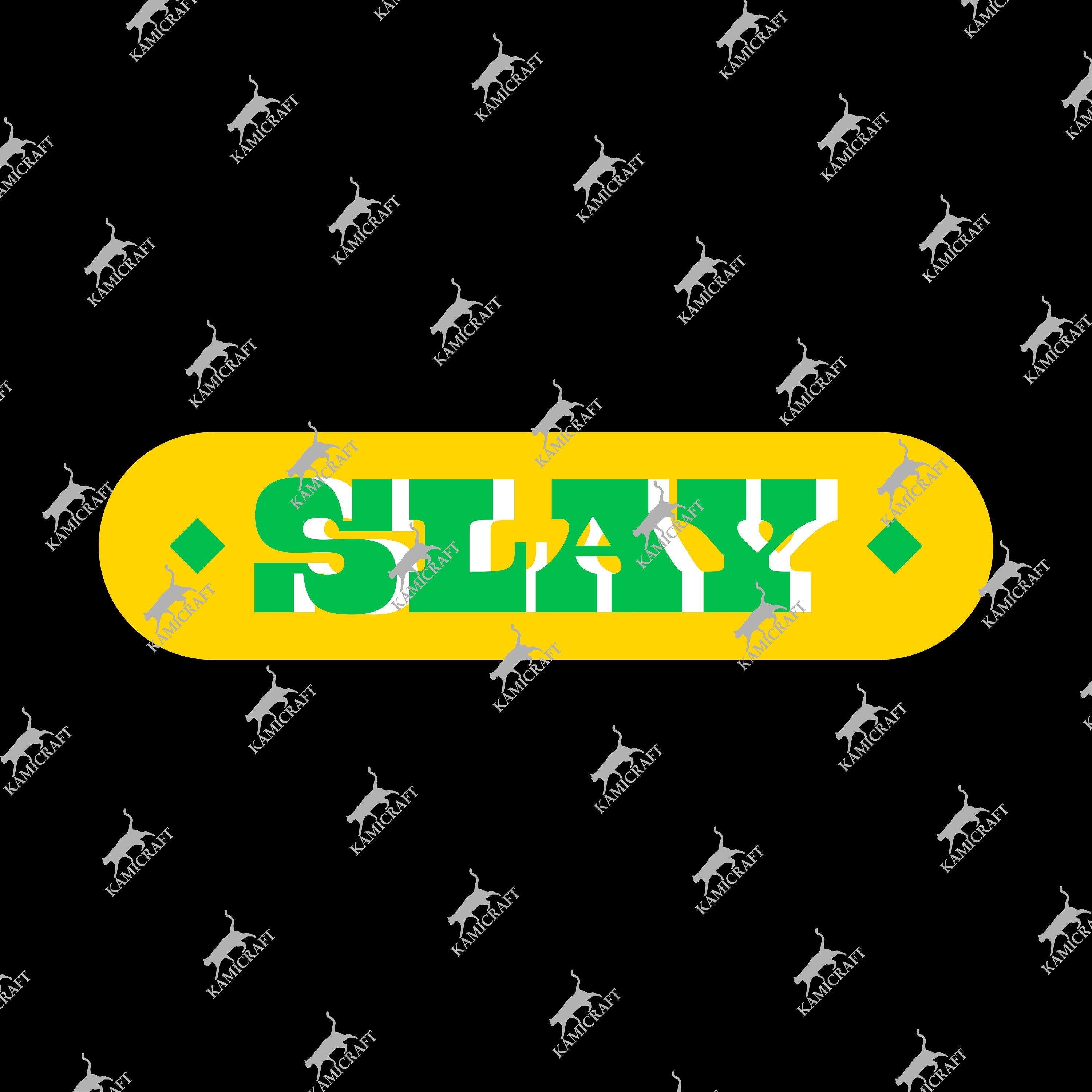 SLAY PNG & SVG No Background, Instant Download - Etsy