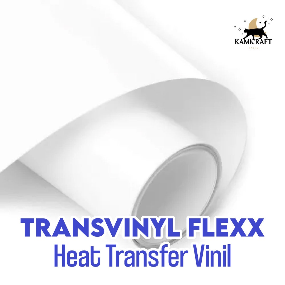 15 Sheets White Heat Transfer Vinyl Sheets Pack -10"x12" (5 Yards ...