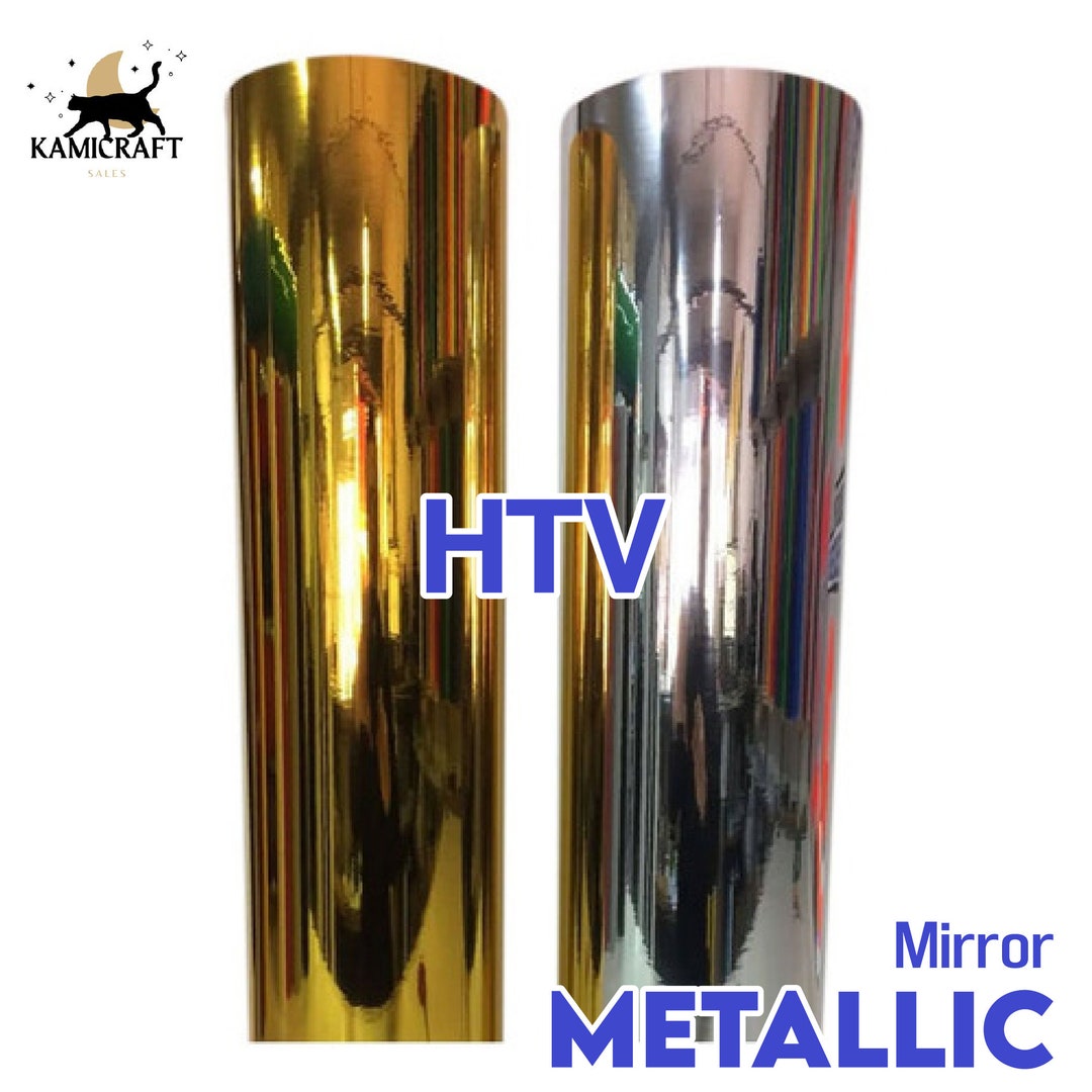 HTV Iron on Metallic Mirror HT HTV Iron on Heat Transfer Vinyl 20 ...