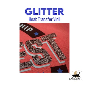 HTV Glitter, Heat Transfer Vinyl, Iron on Vinyl, Tshirt Vinyl, Bling ...