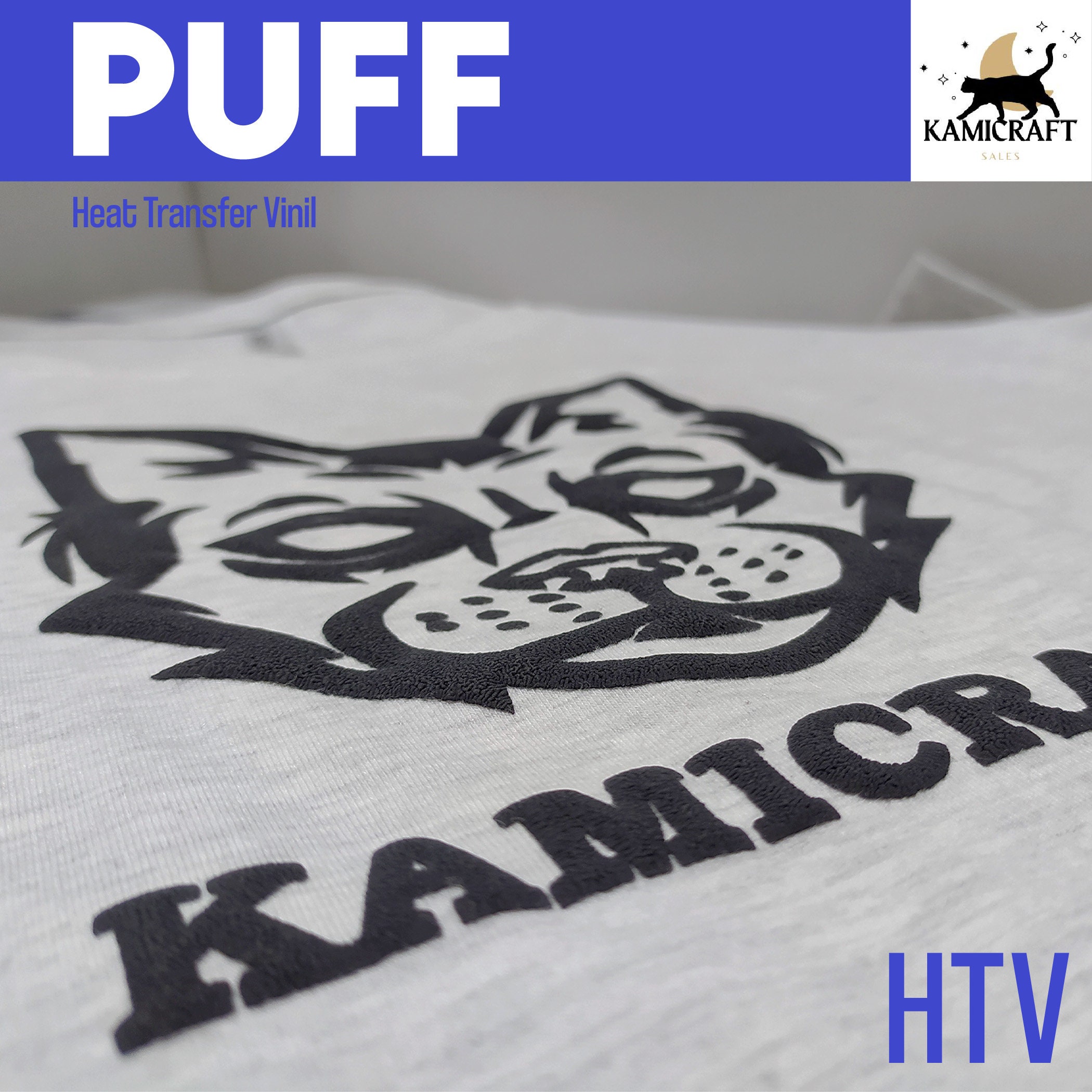 3D Puff - Foam Vinyl, HTV, 10x12 Rough Cut Puff HTV, Puff Vinyl, 10x12 ...