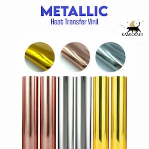Metallic Mirror HT HTV - Iron on Metallic HTV - Metallic Heat Transfer ...