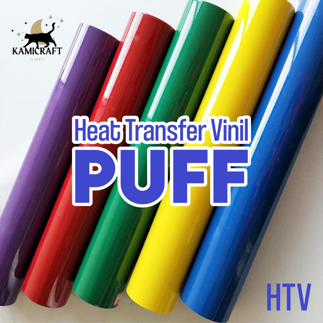 3D Puff - Foam HTV Press Ready Version (single Color Only) HT Transfer ...