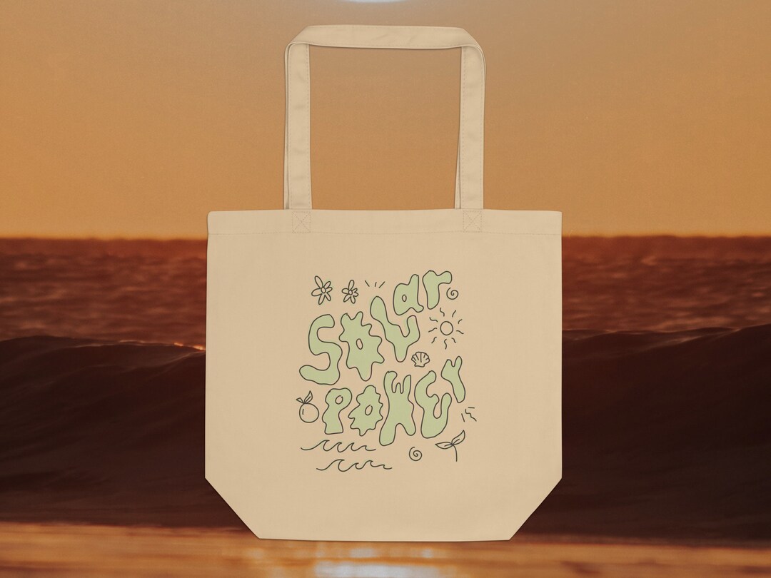 Lorde Solar Power Tote Bag | Organic Cotton | Sun Hand Drawn | Tour - Etsy