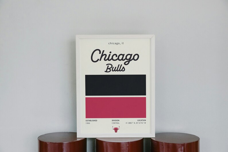 Chicago Bulls Color Swatch Bulls Basketball Printable NBA Team Colors ...