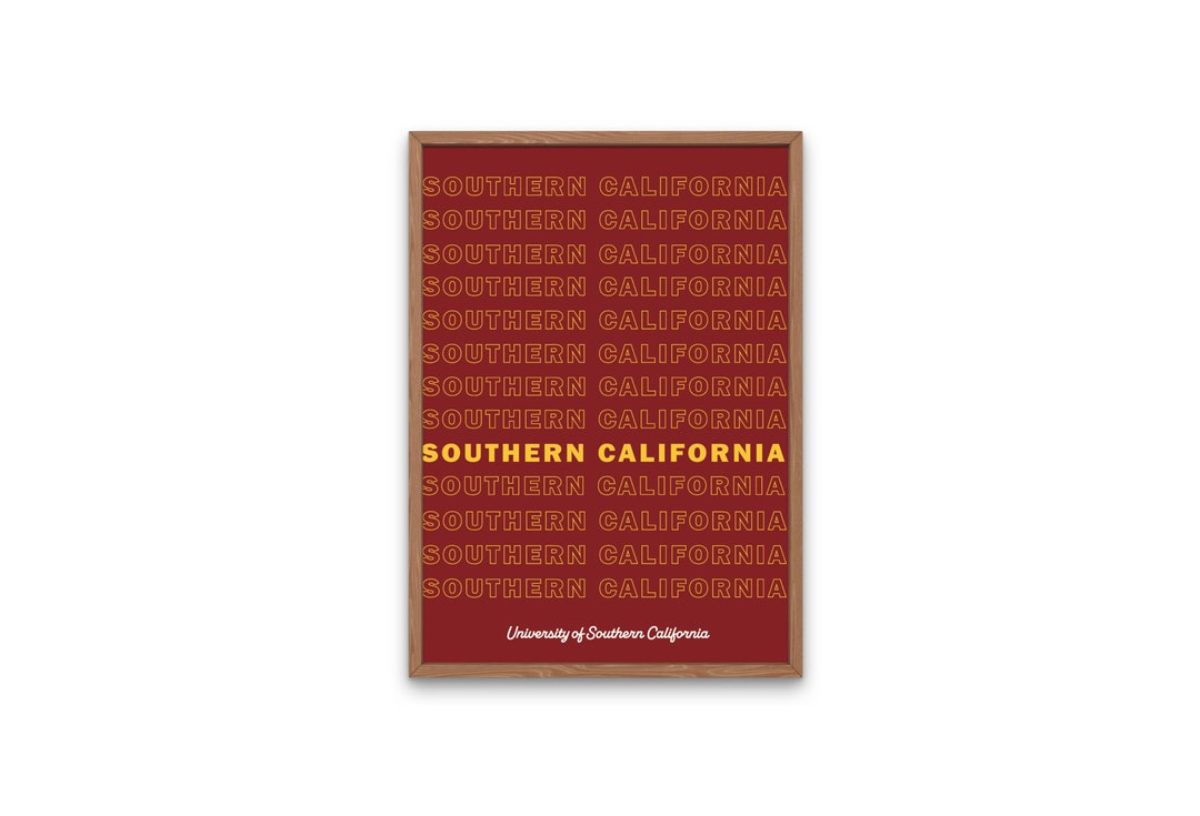 USC Trojans Digital Print University Wall Art Instant Download College ...