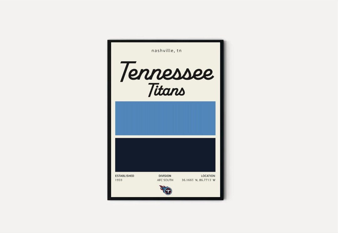 Tennessee Titans Color Swatch Titans Football Printable NFL Team Colors ...