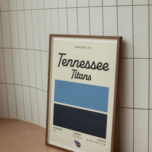 Tennessee Titans Color Swatch Titans Football Printable NFL Team Colors ...