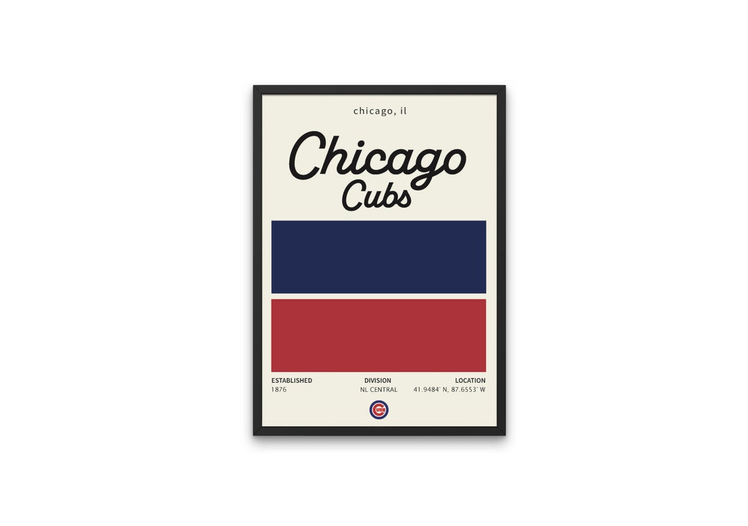 Chicago Cubs Color Swatch Cubs Baseball Printable MLB Team Colors ...
