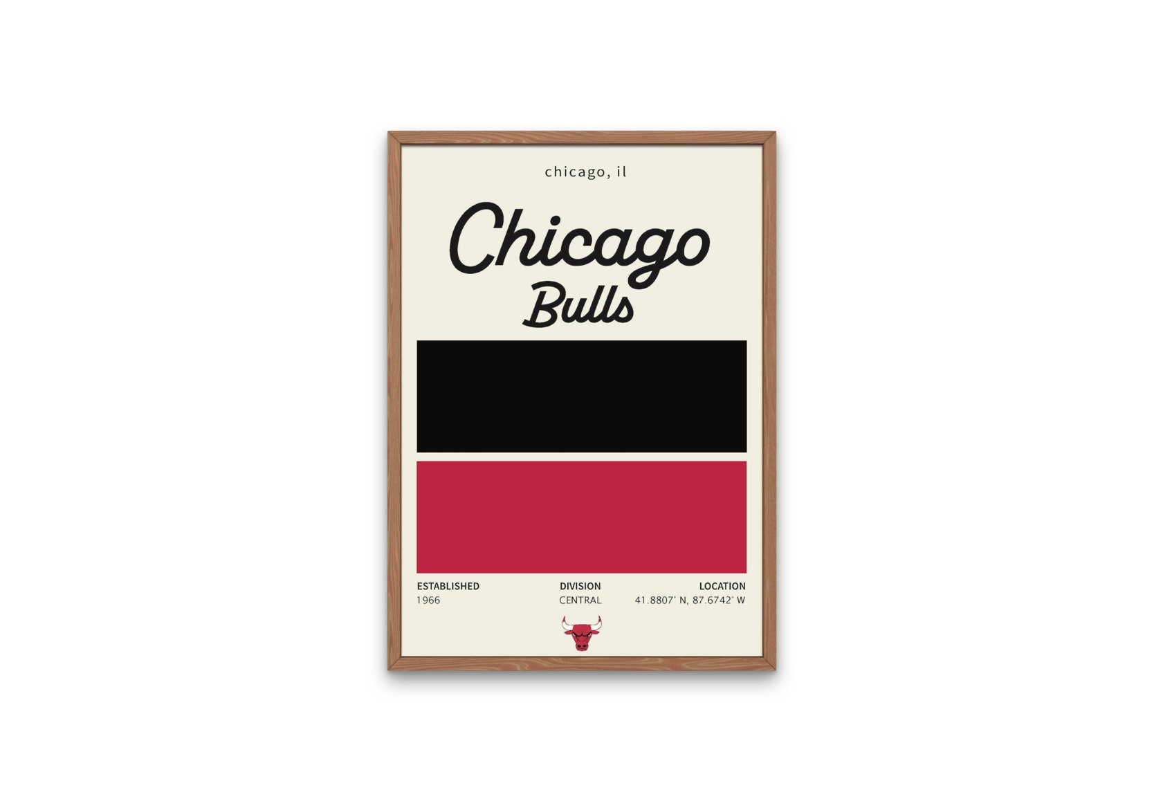 Chicago Bulls Color Swatch Bulls Basketball Printable NBA Team Colors ...