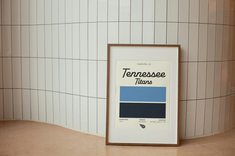 Tennessee Titans Color Swatch Titans Football Printable NFL Team Colors ...