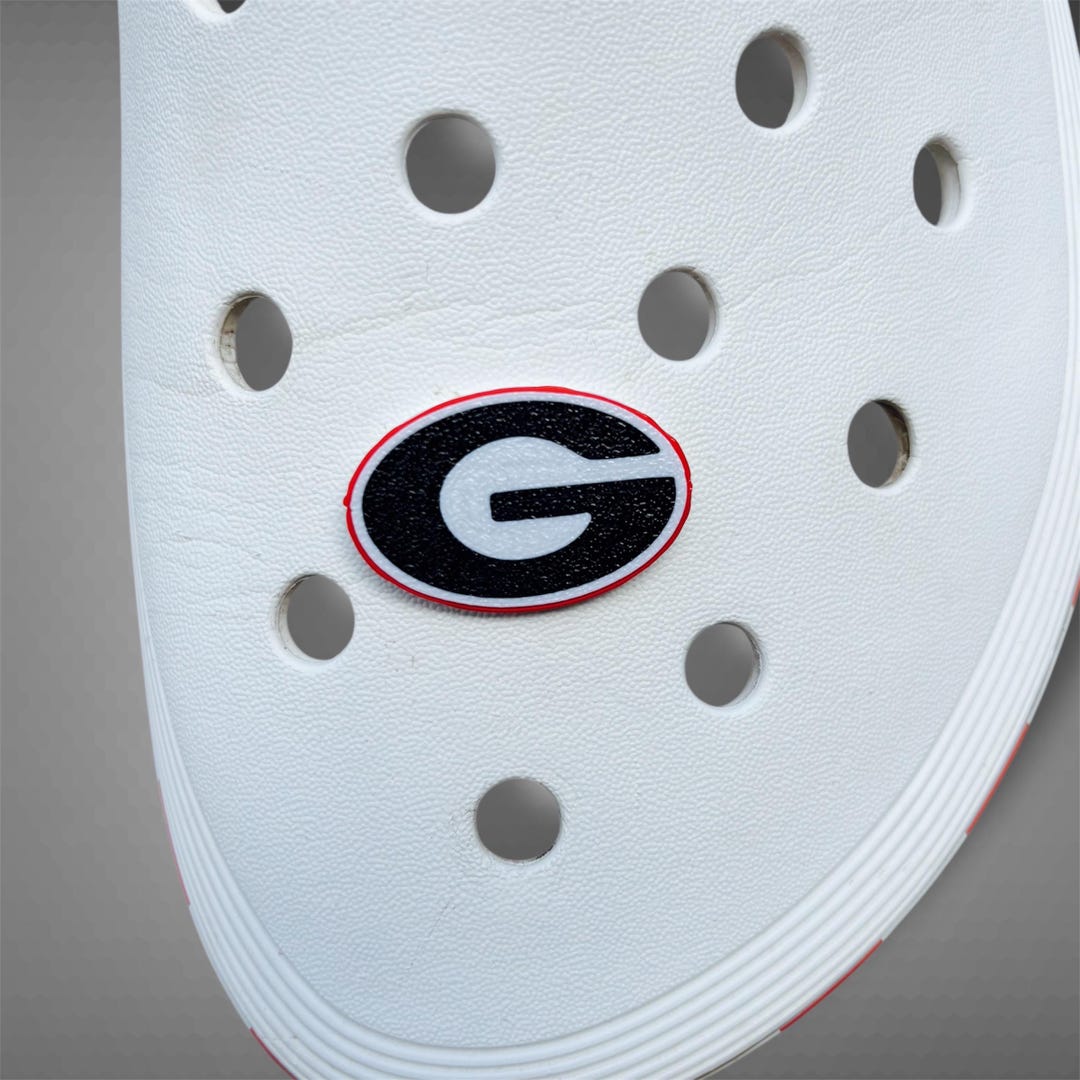 Georgia NCAA Football Inspired “G” Logo Shoe Charm – 2 Pack - Etsy