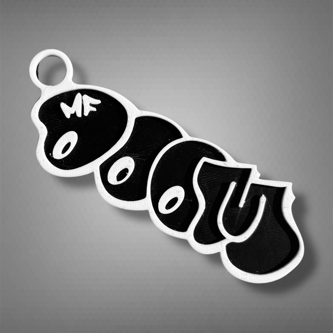 MF DOOM Inspired Keychain - Etsy