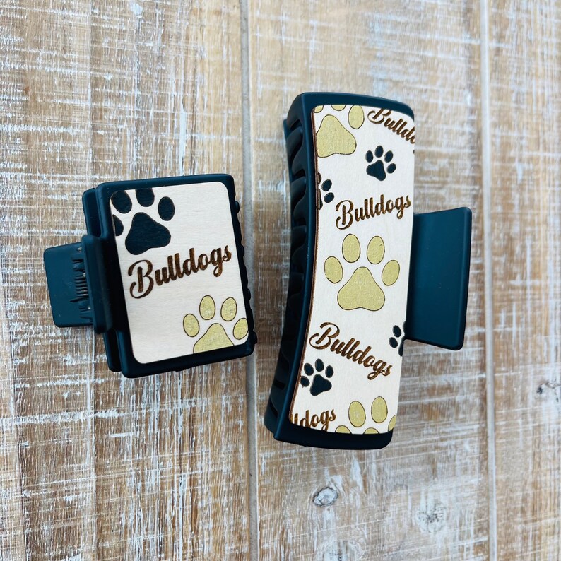 Claw Clip SVG, Paw Print Clip Design, Bulldogs Mascot, Spirit Wear ...