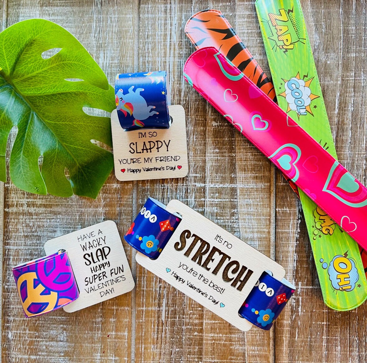 Valentine Slap Bracelet Cards Svg, Digital Download, Files for Kids ...