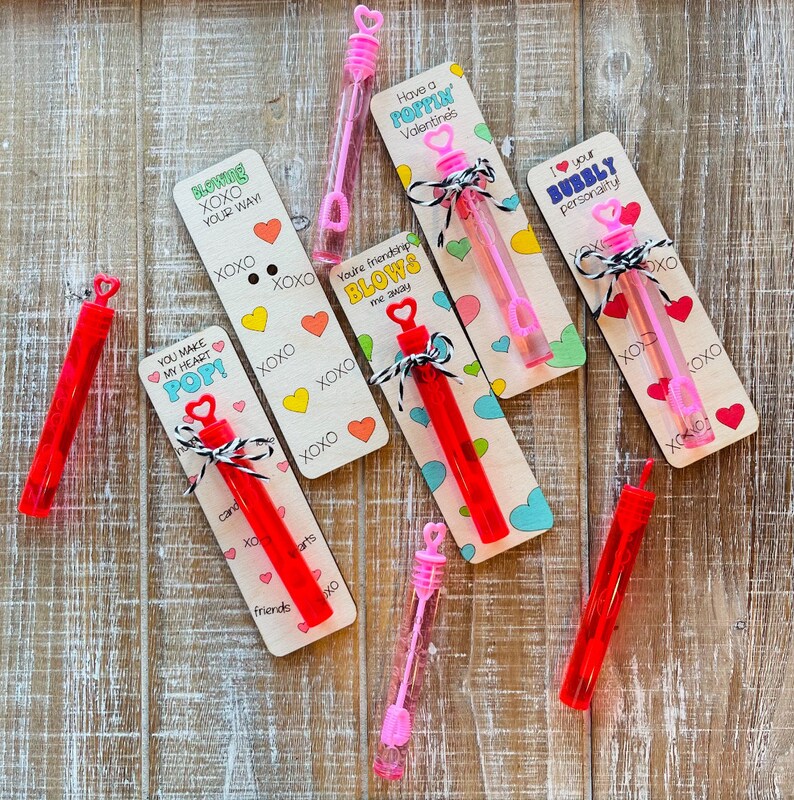 Valentine Bubble Wand Cards Svg, Digital Download, Files for Kids ...