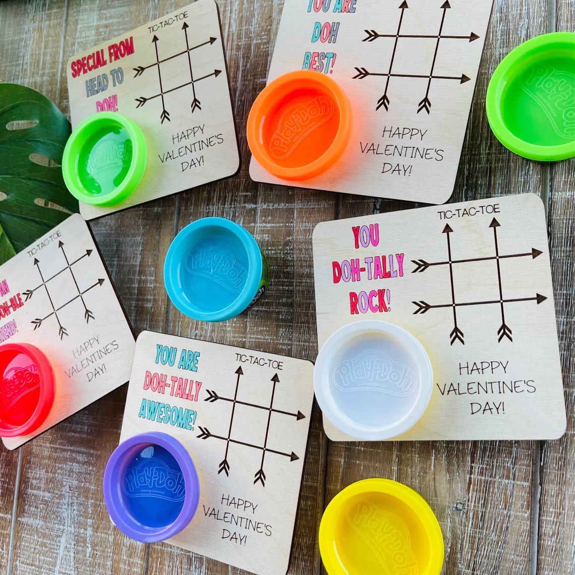 Valentine Playdoh Tic Tac Toe Cards Svg, Digital Download, Files for ...