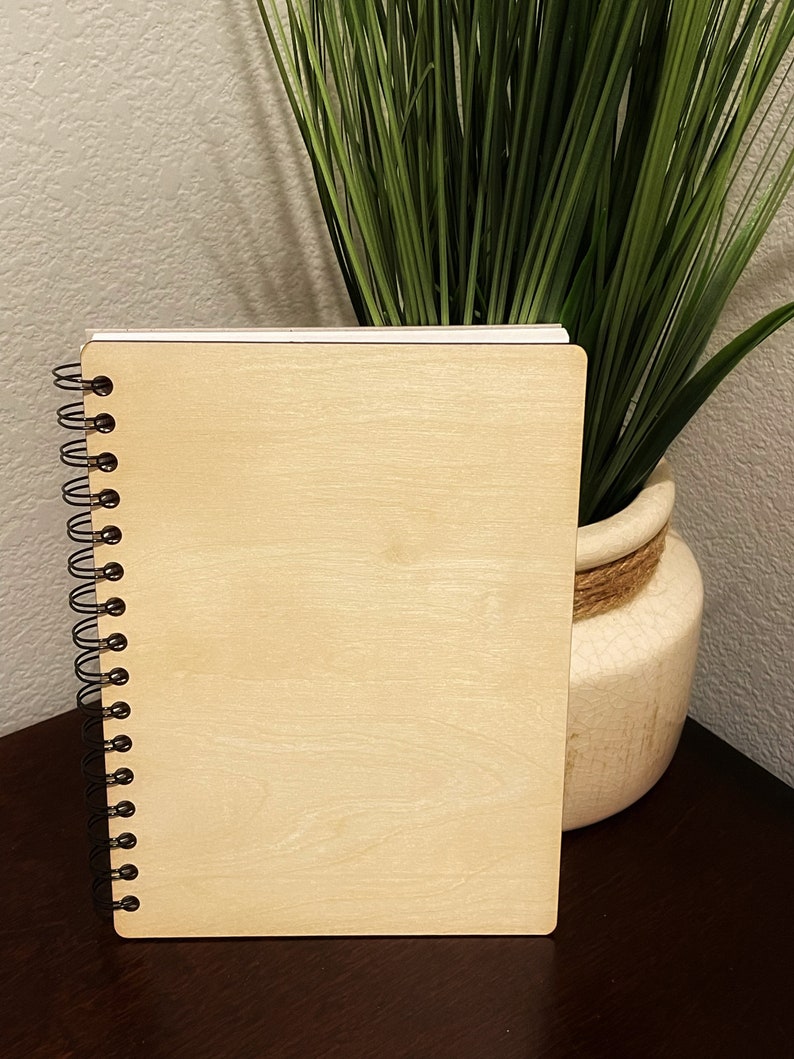 Notebook Cover Laser File, Wooden Notepad Cover, Glowforge Tested, Cut ...