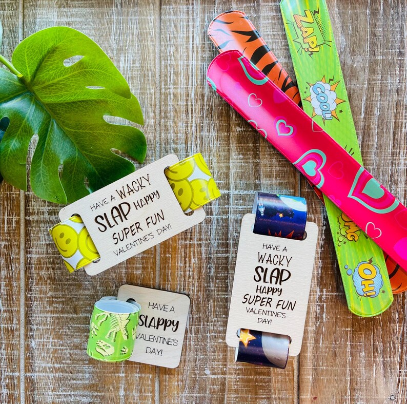 Valentine Slap Bracelet Cards Svg, Digital Download, Files for Kids ...