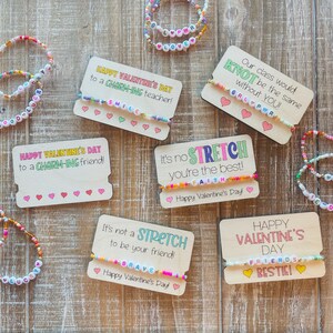 Valentine Bracelet Cards Svg, Digital Download, Files for Kids, Gifts ...