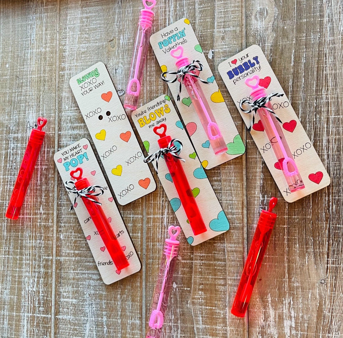 Valentine Bubble Wand Cards Svg, Digital Download, Files for Kids ...