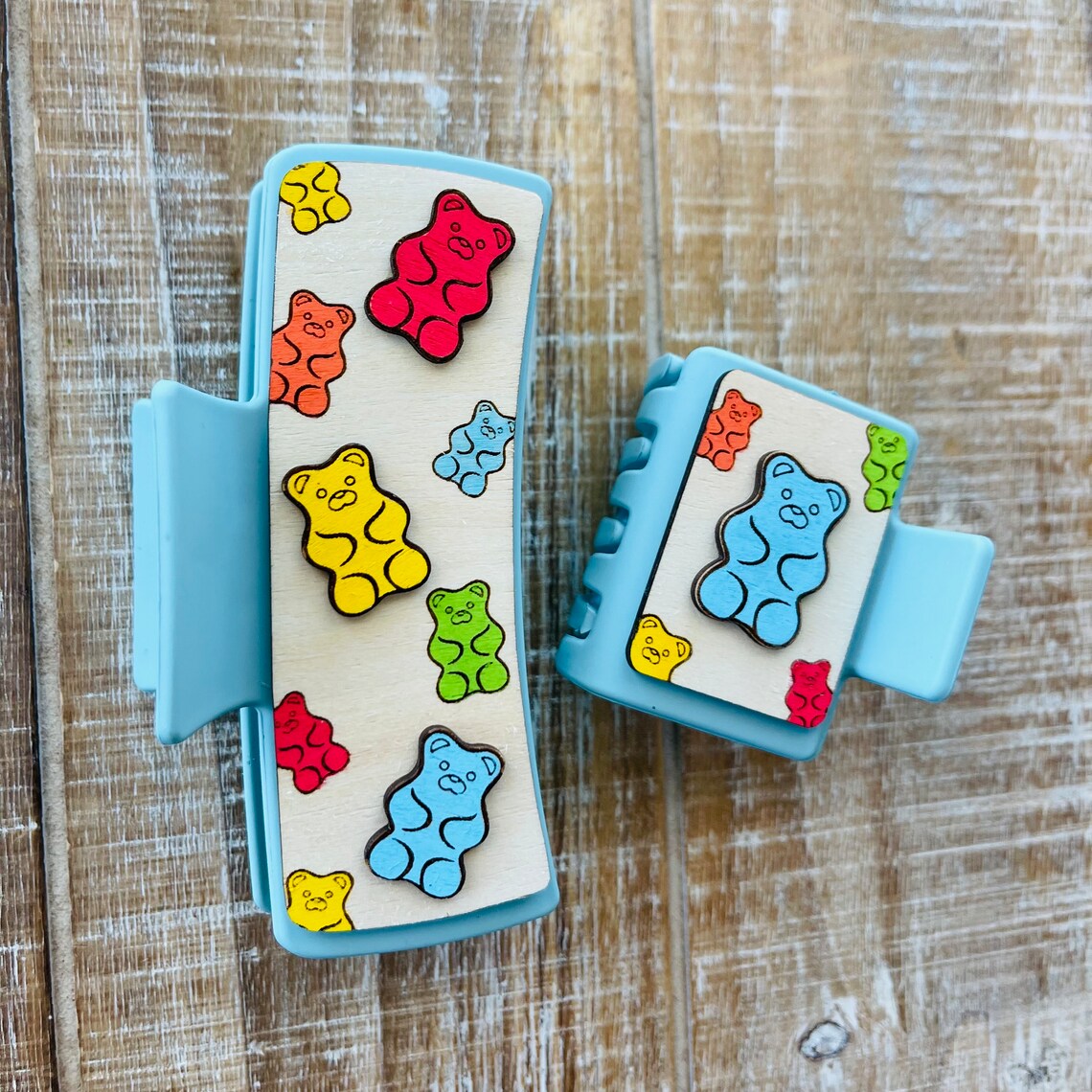 Claw Clip SVG, 3D Gummy Bear Claw Clip, Digital Download, Glowforge ...