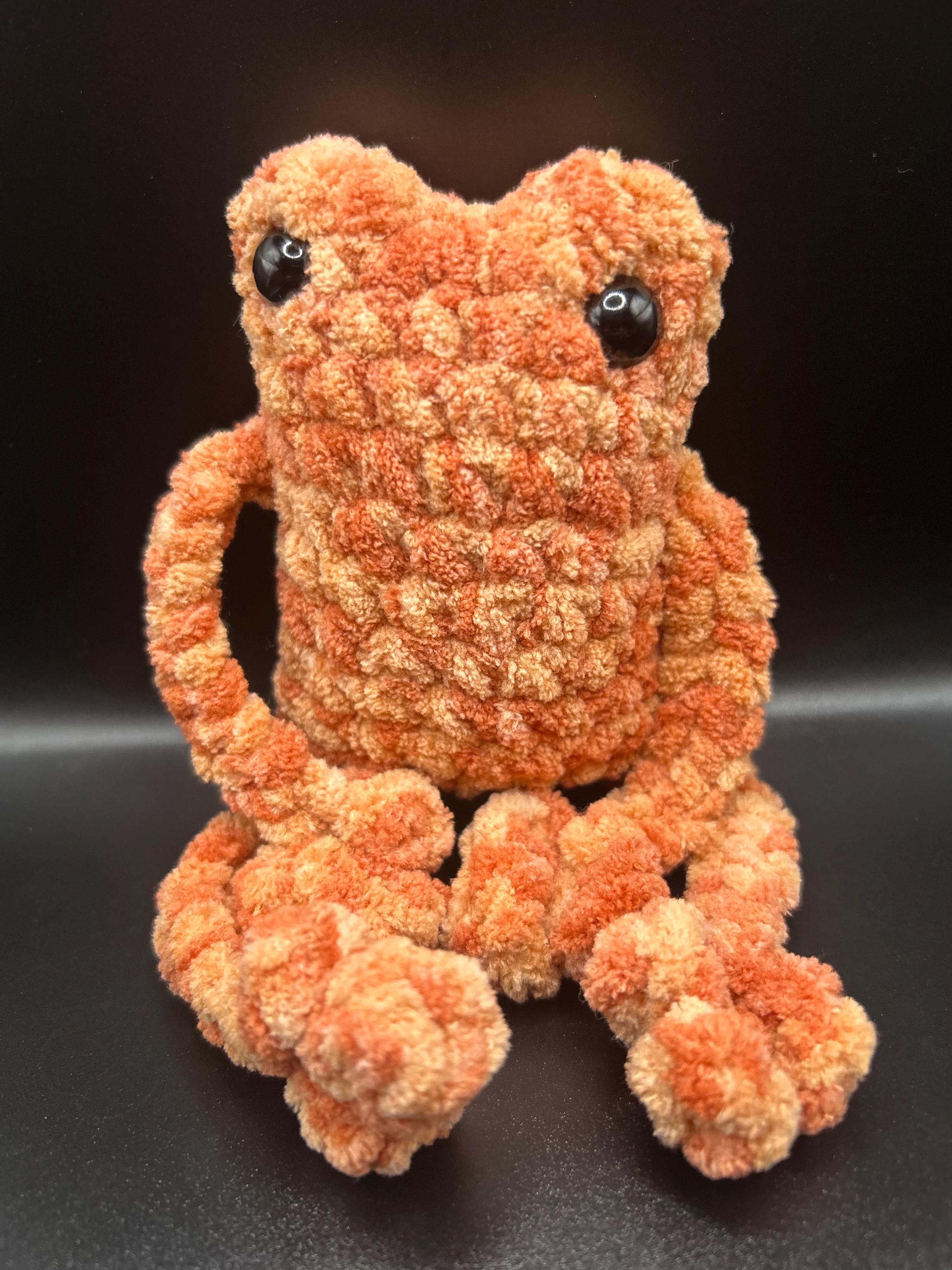 Crocheted Leggy Frog Stuffed Animal Amigirumi - Etsy