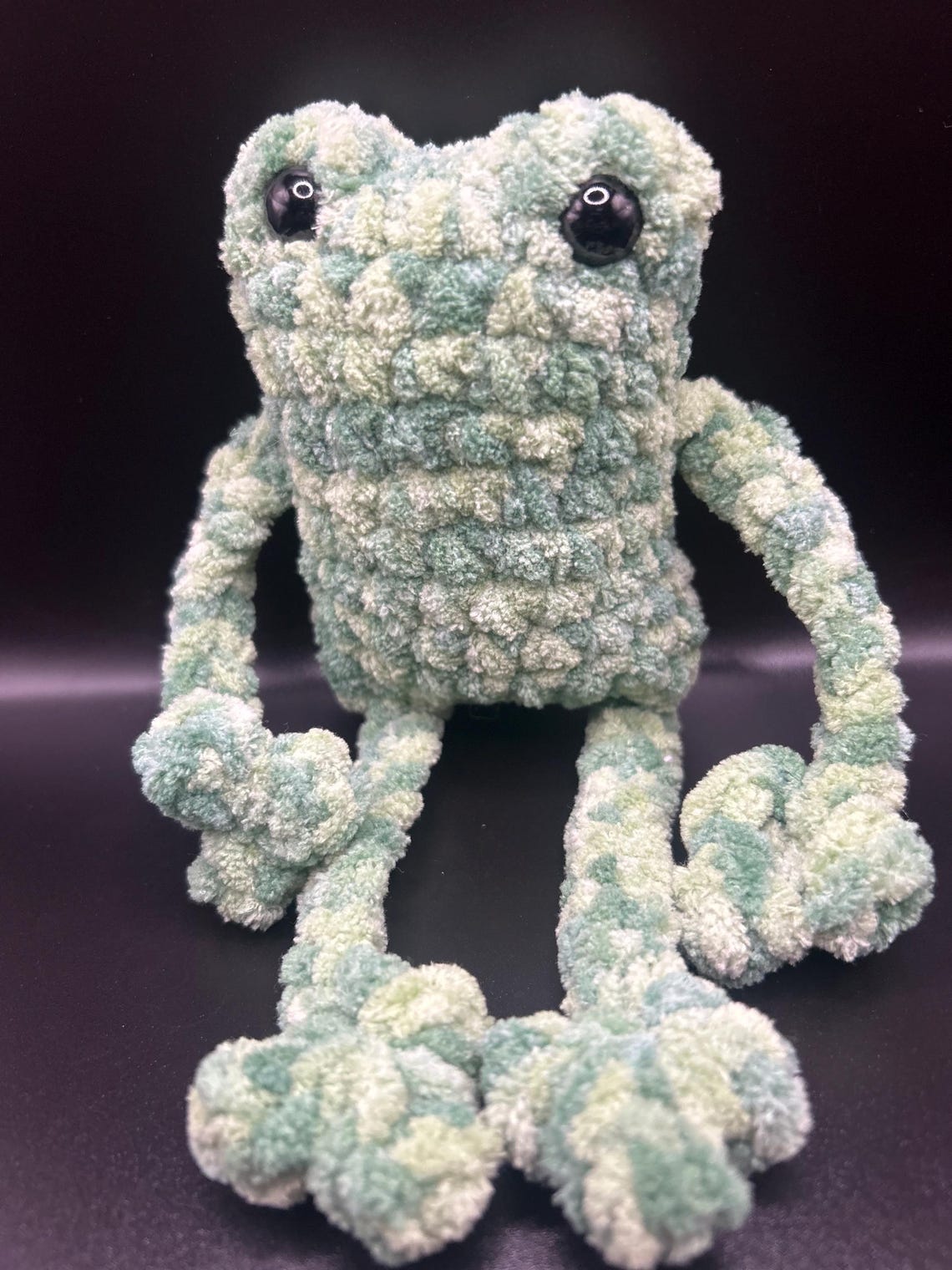 Crocheted Leggy Frog Stuffed Animal Amigirumi - Etsy