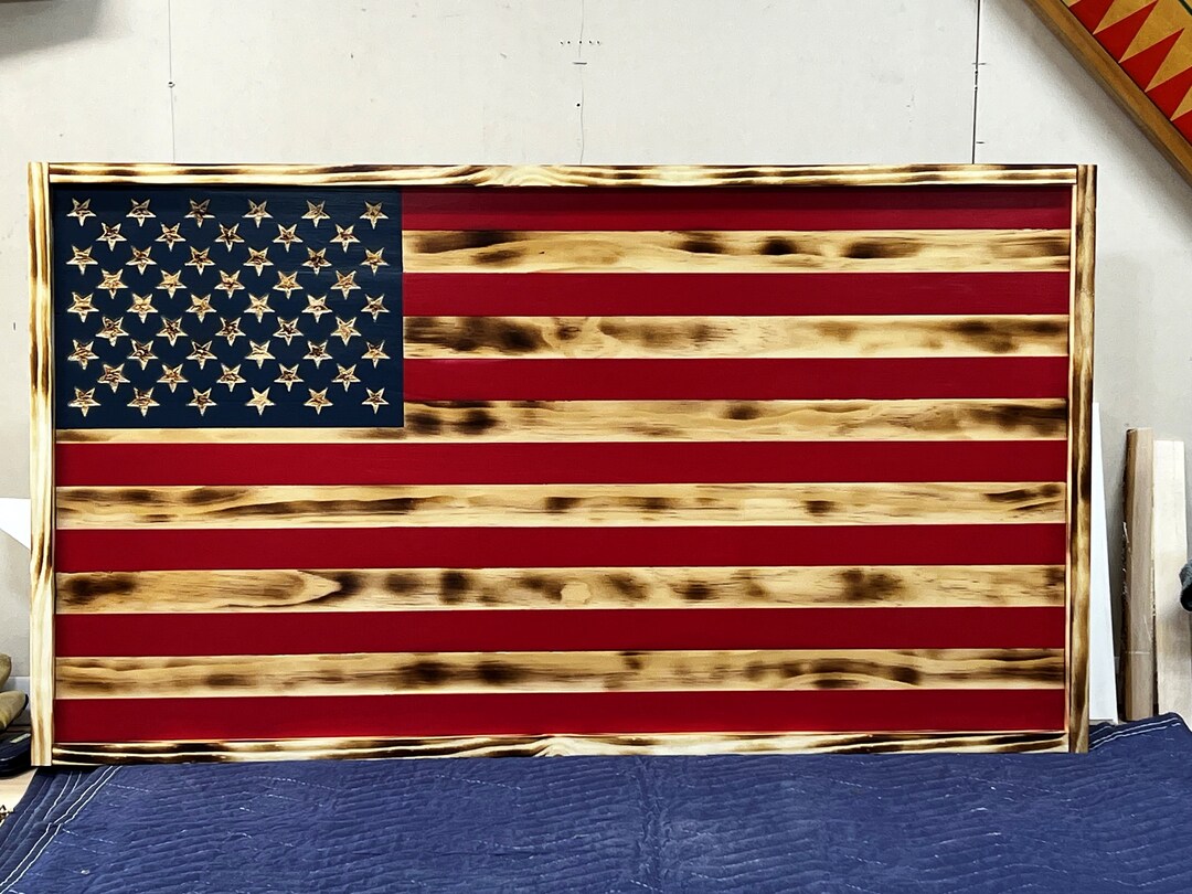 Handmade Rustic Wood Flags - Etsy