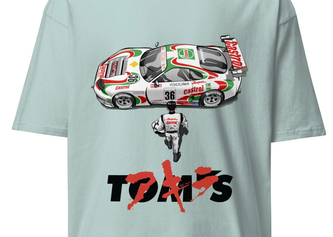 1999 Castrol Tom's Supra Akira Heavyweight T-shirt, Gran Turismo T Shirt, Car Shirt - Etsy