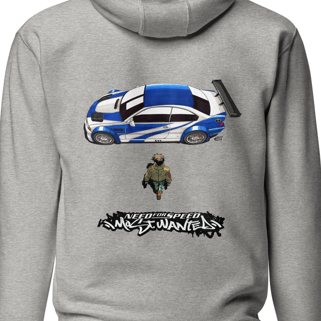 Need for Speed Hoodie, Need for Speed Most Wanted, M3 GTR, BMW Shirt ...