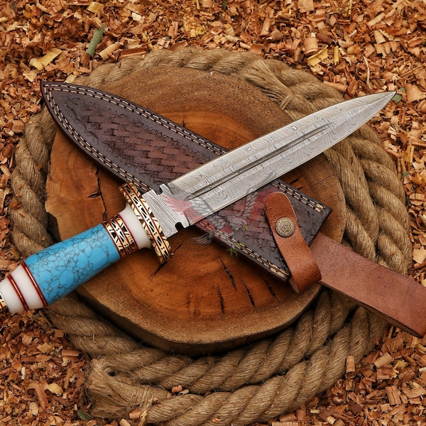 Turquoise Hunting Knife - Etsy