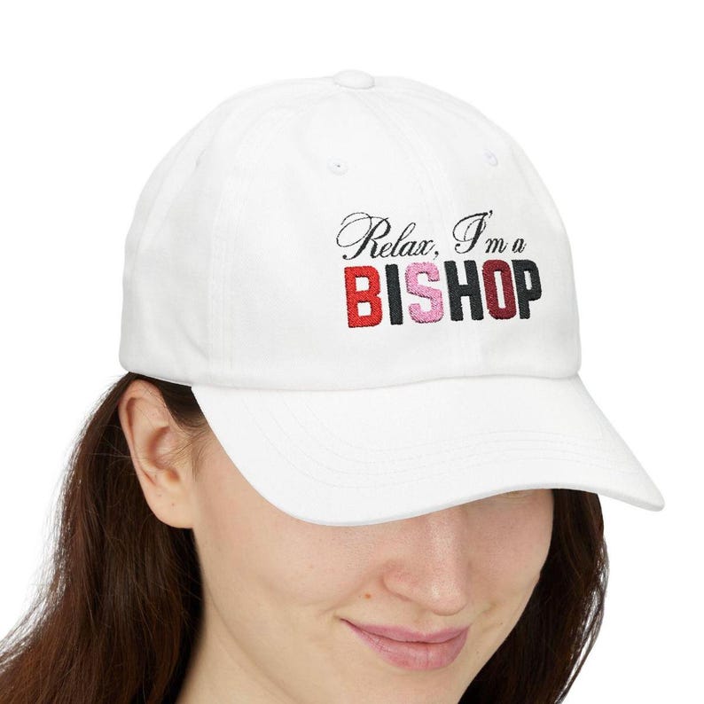 Embroidered Christian Baseball Cap, Relax Im A Bishop Hat, Religious ...