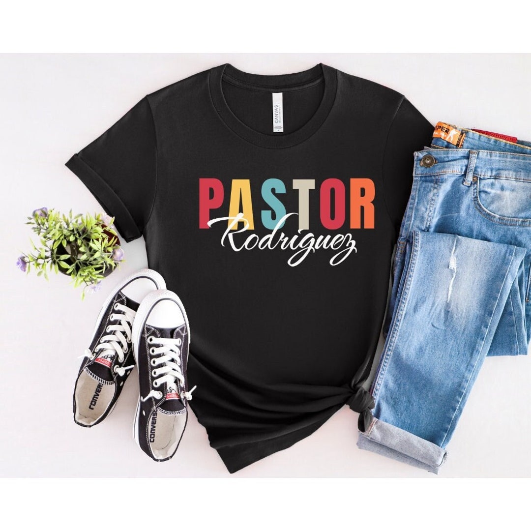 Personalized Pastor T-shirt, T-shirt for Gift Idea, Pastor Appreciation ...
